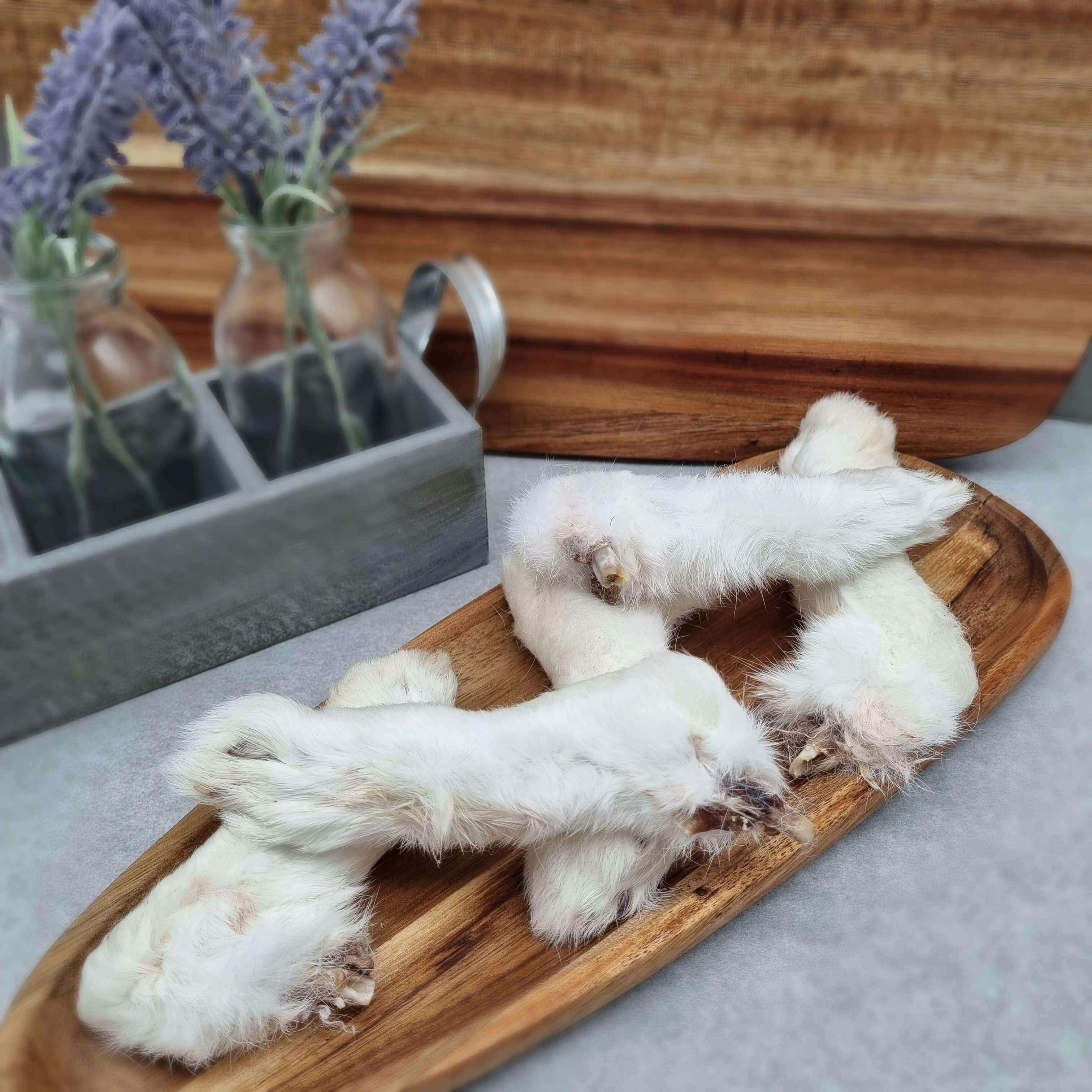 Proper Natural Furry Rabbit Feet | 100% Natural Dog Treats