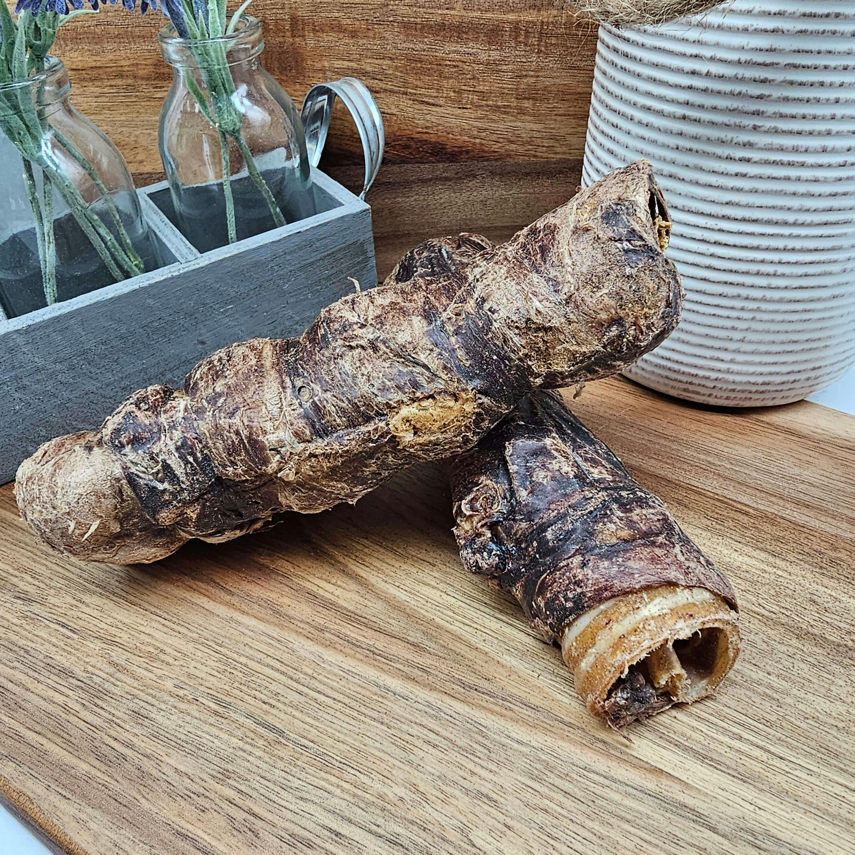 Buffalo Trachea Wrapped in Lung | 100% Natural Dog Treats