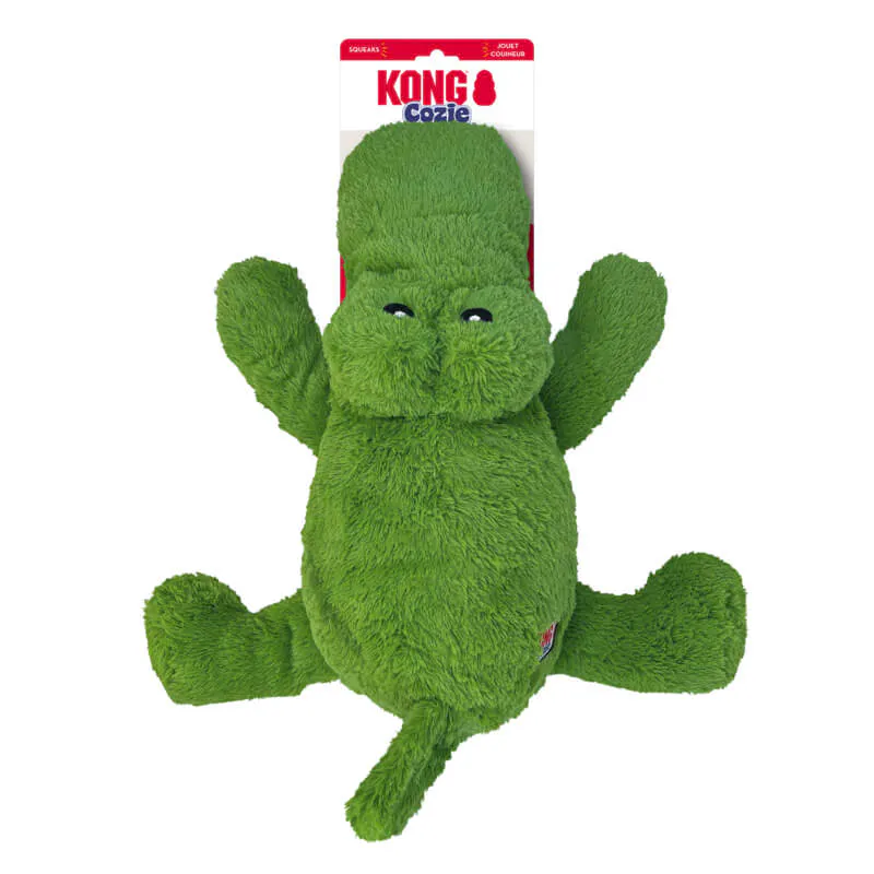 KONG Cozie Ali Alligator XL | Luxurious Snuggle Fun
