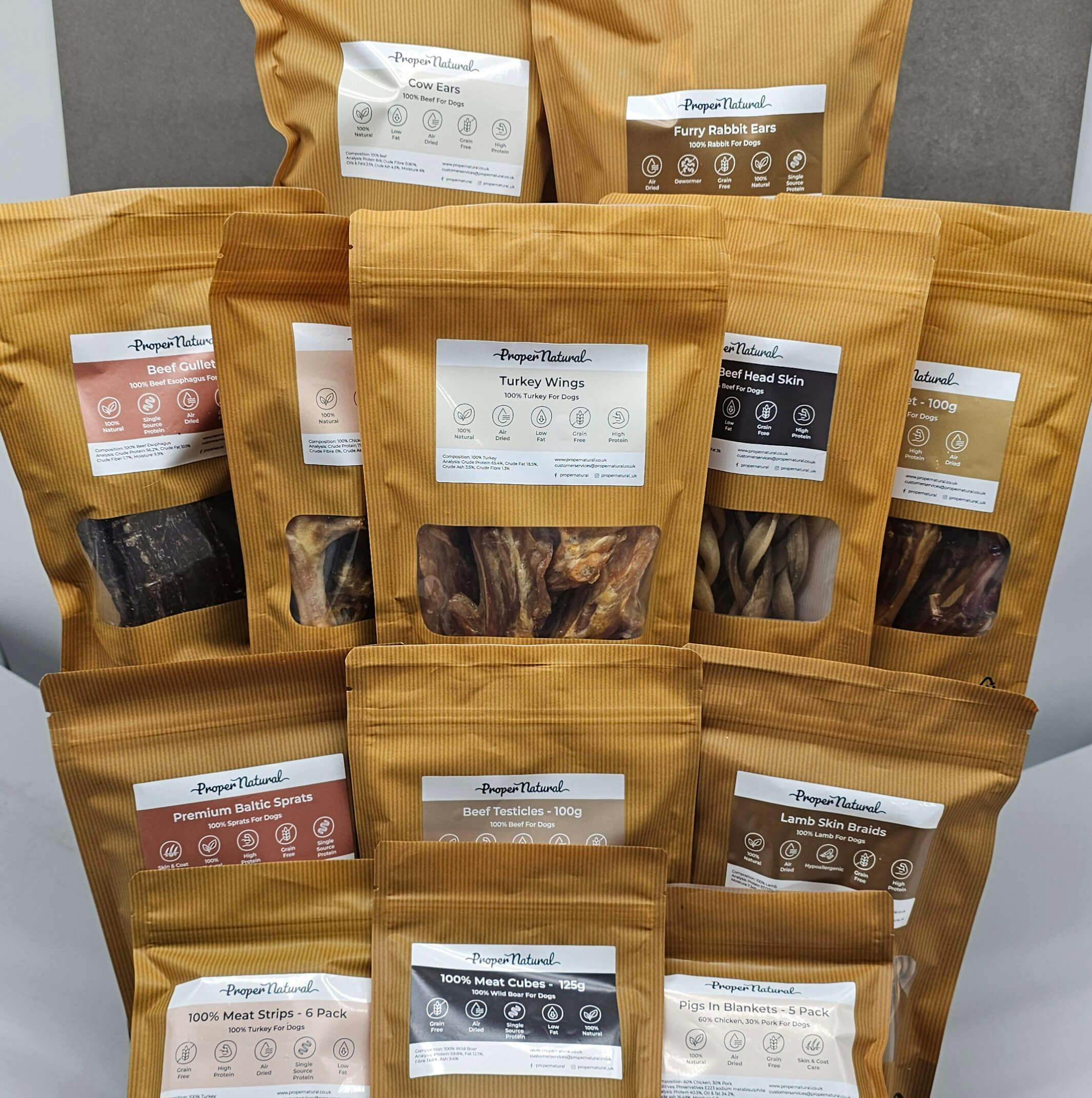 Ultimate Variety Pack | Proper Natural Treats & Chews