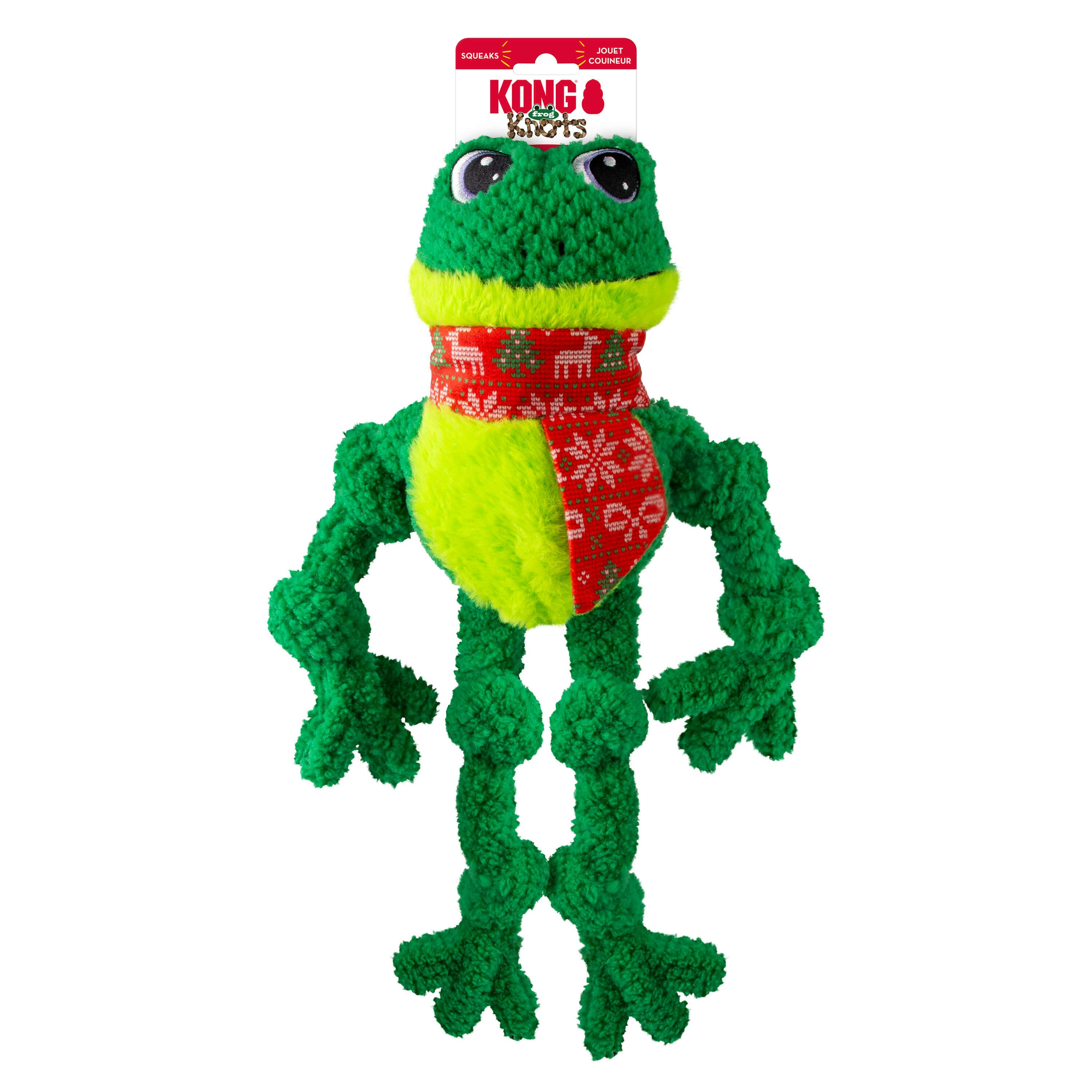 KONG Holiday Knots Frog | Proper Natural Treats & Toys