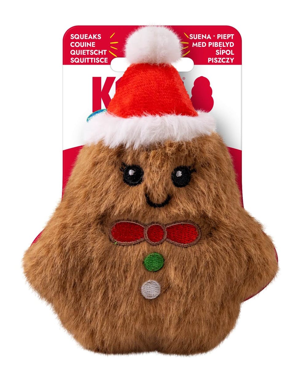 KONG Holiday Snuzzles Mini Gingerbread Man | Proper Natural